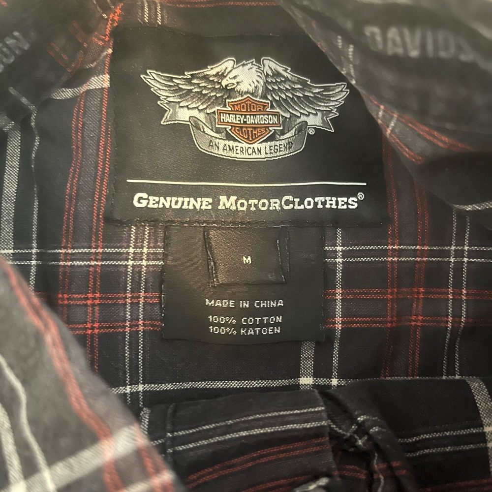 Men’s Harley-Davidson Genuine Motor Clothes Button Up - Gem